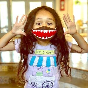 Accessories | Kids Face Mask With Filter Funny Face Mask | Poshmark